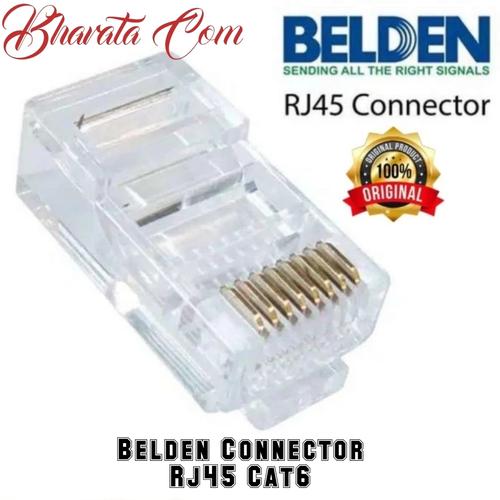 Jual Belden RJ45 Connector Cat6 Konektor RJ-45 Cat 6 RJ 45 Belden ...