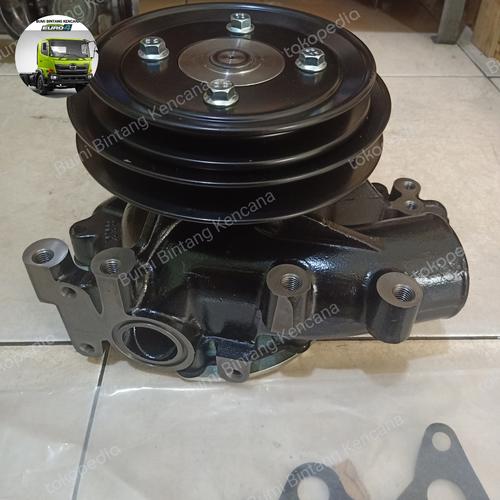 Jual Waterpump Water Pump Assy Mitsubishi Fuso 8DC9 FV415 Model Oil Oli ...