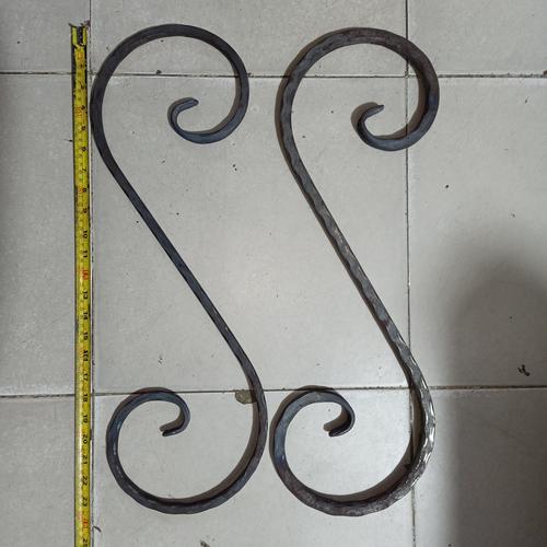 Jual Ornamen Pagar Besi Nako Letter S 60x20 cm Nako 12 dan Nako 16 ...
