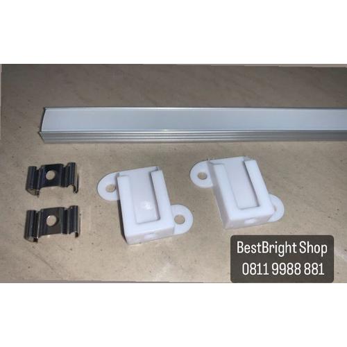 Jual kap housing led strip / casing / dudukan lampu strip led ...