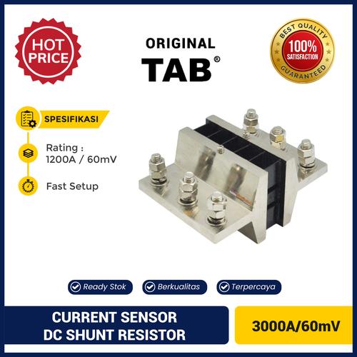 Jual DC Shunt 3000A/60mV TAB Current Sensor DC Shunt Resistor - Jakarta ...