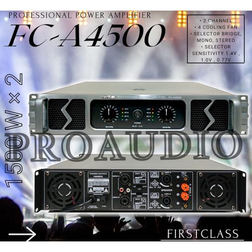 Jual Power Amplifier FirstClass FC A4500 FC A 4500 First Class FC A4500 ...
