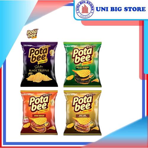 Jual Potabee Potato Chips Beef Chicken Seaweed Truffle Salted Egg 65 gr ...