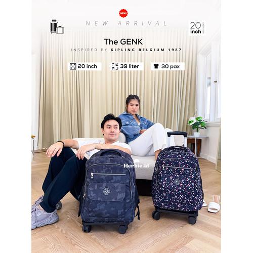 Jual TAS RANSEL TROLLEY KOREA BARLEY PARASUT TROLI IMPORT QUALITY #501 ...