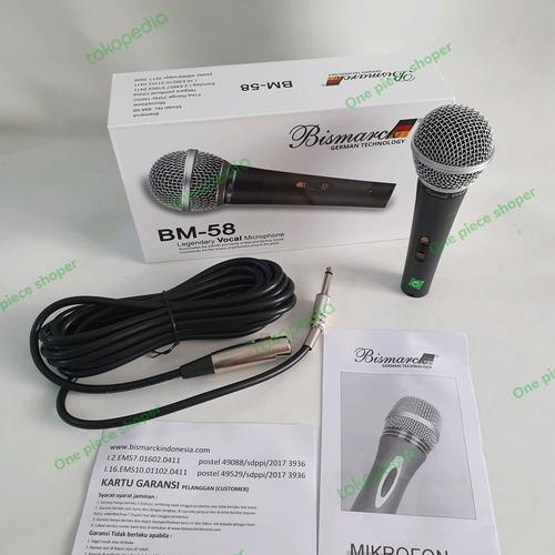 Jual Mic Kabel Bismarck BM58 Microphone Vocal Bismarck BM58 - Jakarta Pusat - One piece shoper ...