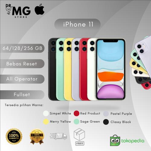 Jual iPhone 11 64GB | 128GB | 256GB Fullset Original - Inter, iP 11 64gb - Jakarta Timur - DRMG ...