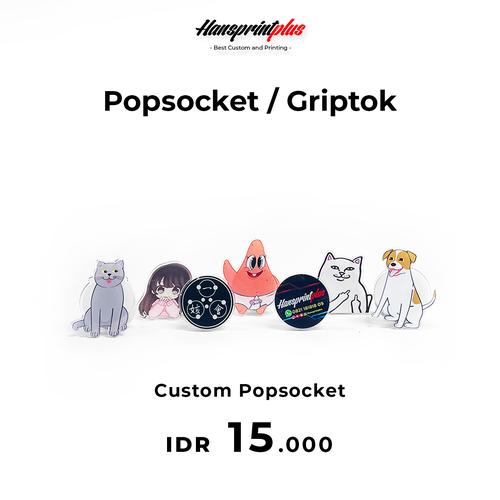 Jual PopSocket Griptok Holder Aksesoris Pentol Hp Akrilik Custom 1sisi ...