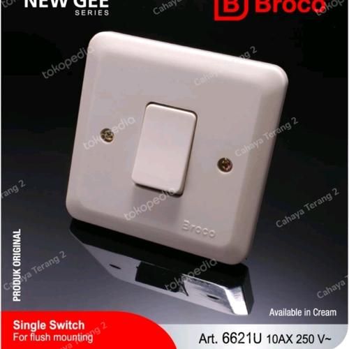 Jual Saklar Broco Engkel/Seri/Stop/Triple IB Saklar Broco Inbow (Tanam ...
