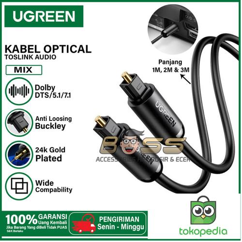 Jual Kabel Toslink Digital Audio Optical SPDIF / Kabel Fiber Optik ...
