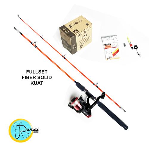 Jual Joran Pancing 1 Set Lengkap Sambung Dua Fiber Solid Dengan Senar Kuat - Jakarta Barat ...