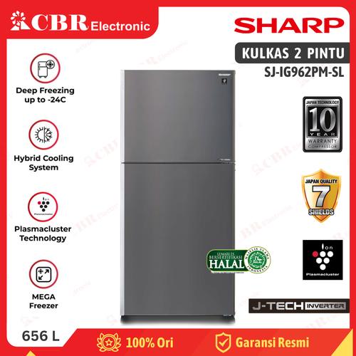 Jual Kulkas SHARP 2 Pintu 656L / SJ-IG962PM-SL (Inverter) - Kota Batam - CBR Elektronik Batam ...