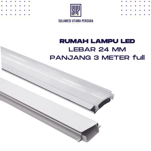 Jual rumah lampu led strip taco panjang 1 meter dan 3 meter lebar 22mm ...