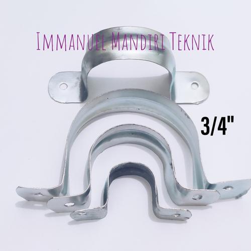 Jual Klem pipa 3/4 plat / klem omega / pipe clamp 3/4 - Jakarta Barat ...