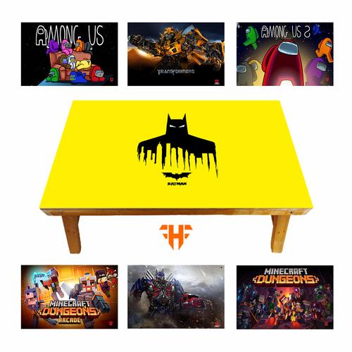 Jual MEJA BELAJAR LIPAT ANAK KARAKTER MINECRAFT AMONG US TRANSFORMER ...