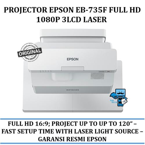 Promo Projector Epson Eb-735f Full Hd 1080p 3lcd Laser - Garansi Resmi ...