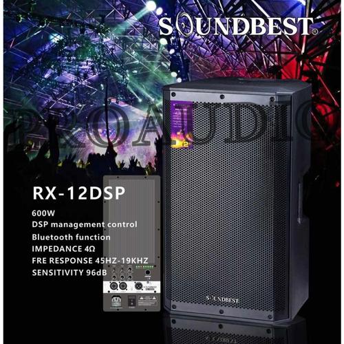 Jual SPEAKER AKTIF SOUNDBEST RX-12DSP RX 12 DSP ORIGINAL 12 INCH 600W 2 PCS - Kota Medan ...