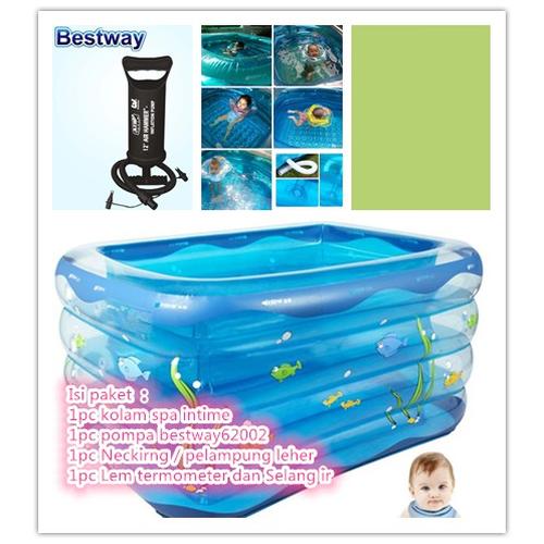 Jual Paket Kolam Renang Spa Intime Baby Bath Tube Original + Pompa ...