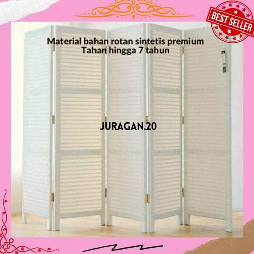 Jual Sketsel Rotan Sintetis Partisi Penyekat Ruangan Pembatas Ruangan ...