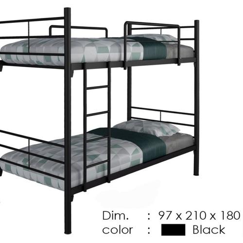 Jual Ranjang Tingkat Susun Besi ATAS BAWAH rangka tempat tidur + KASUR ...