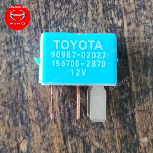 Jual RELAY LAMPU KAKI 4 12V 90987-02027 HINO DUTRO TOYOTA DYNA - Kota ...
