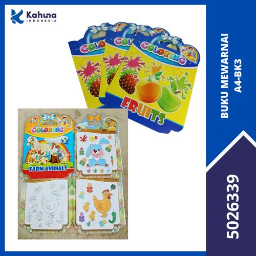 Jual Children Coloring Book / Buku Mewarnai Anak Lucu Banyak Tema ...