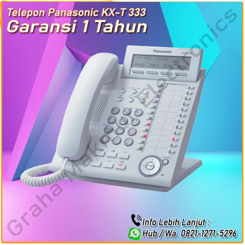 Jual Panasonic KX-DT333 Telepon Digital Telp Pabx Key Telephone Hybrid ...