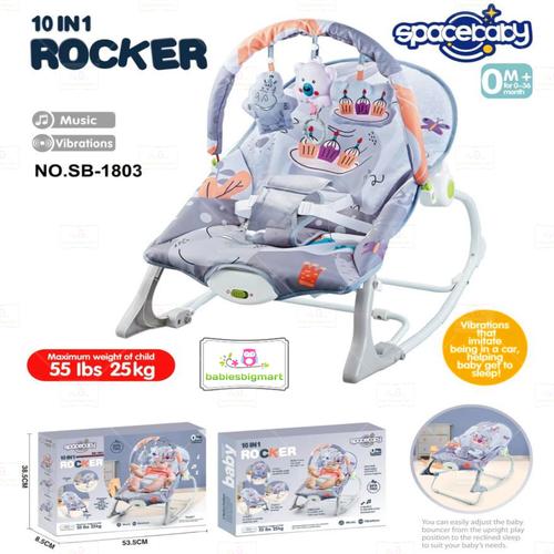 Jual Bouncer Spacebaby Rocker Baby ZX 1803 Kursi Goyang Space Baby ...