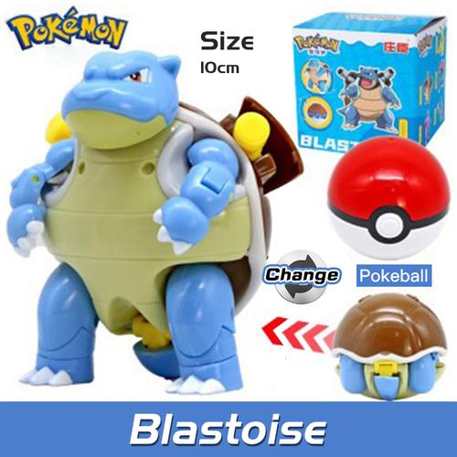 Jual Mainan Anak Pokemon Pokeball Deformation Toy Blastoise Original ...