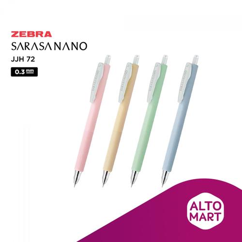 Promo Zebra Sarasa Nano Gel Pen 0.3 mm Smoke Color Series Limited ...