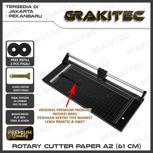 Jual Rotary Paper Cutter Trimmer A2 / 61 cm - Alat Potong / Pemotong ...