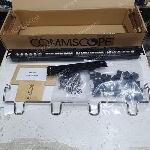 Jual patch panel 24 port cat 6 amp commscope lengkap modular Jack original - Jakarta Pusat - BJ ...