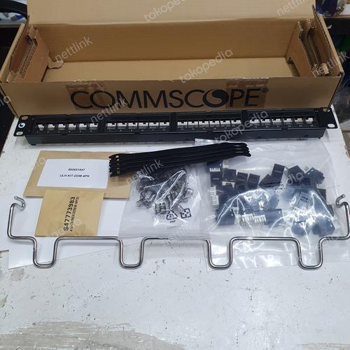 Jual Patch panel Cat 6, 24 port AMP COMMSCOPE ORIGINAL 100% - Jakarta ...