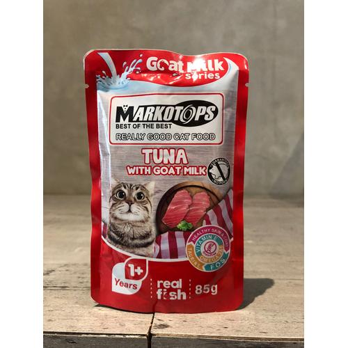 Jual Markotops Pouch Wet Food Tuna with Goat Milk - Jakarta Pusat ...