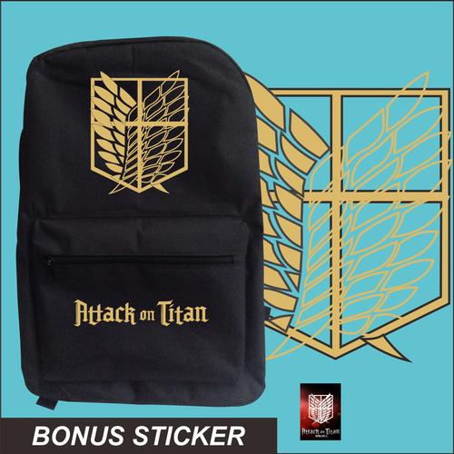 Jual Tas Sekolah Ransel Anime Attack On Titan - Kota Bekasi - DMC House ...