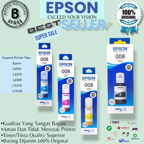 Jual Tinta epson 008 B C M Y ORIGINAL 100% - Hitam - Jakarta Selatan ...