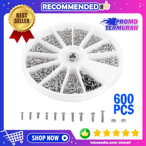 Jual Set Baut Mur Sekrup Kecil M1 M1.2 M1.4 M1.6 Kit Perbaikan Jam ...