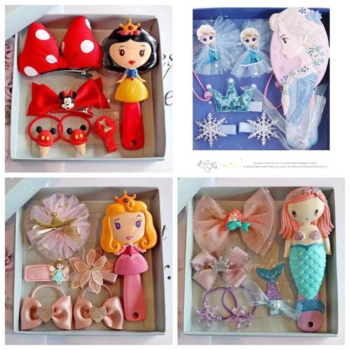 Promo SET SISIR 3D JEPITAN Pita Anak Princess Disney Frozen/Snow White ...
