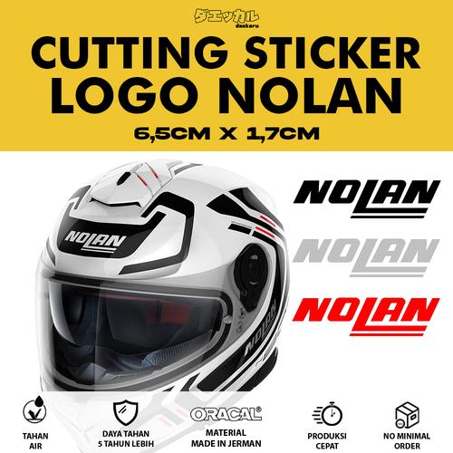 Jual Cutting Sticker Logo Nolan Helmer - Putih - Kota Depok - Daekaru ...