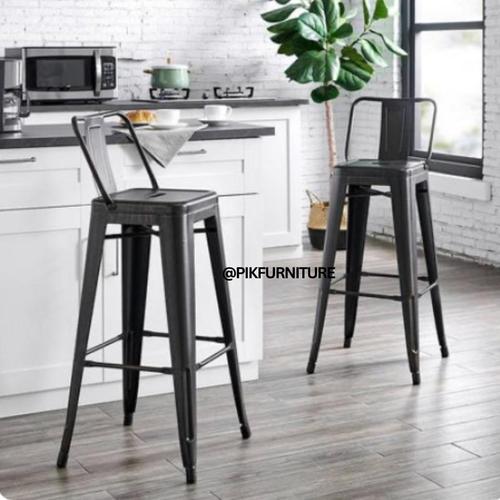 Jual KURSI BESI IRON CHAIR KURSI CAFE KURSI BAR MINIMALIS TINGGI ...