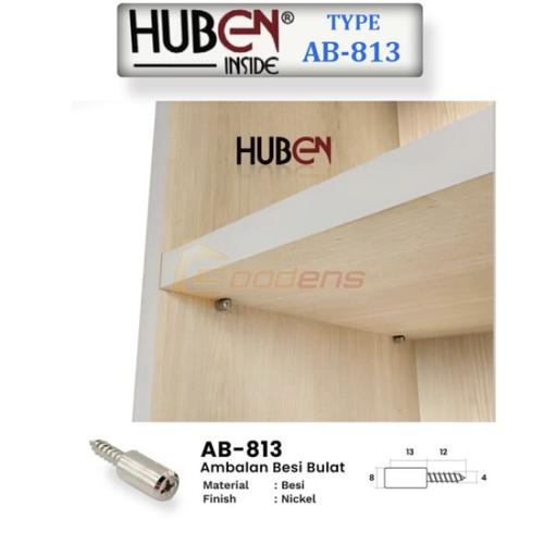 Jual AB-813 Pen Ambalan Kayu Besi Bulat Sekrup Siku Penyangga Rak ...
