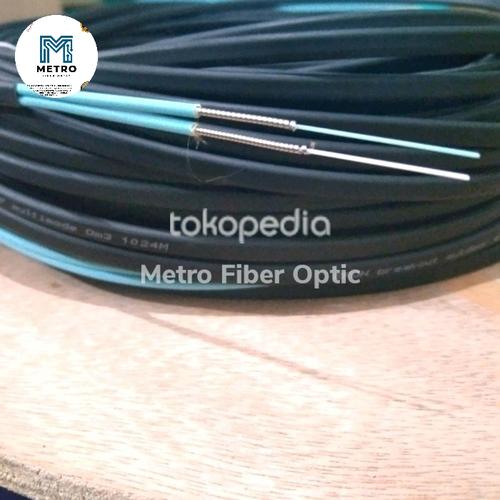 Jual Armored Cable Fiber Optic 2 Core OM3 Multimode 50/125um 250 Meter ...