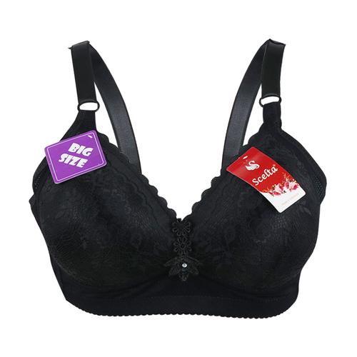 Jual Bra Kait 3 Tanpa Kawat Busa Tipis Big Size Bh Sc 1837 - Skin, 38 ...