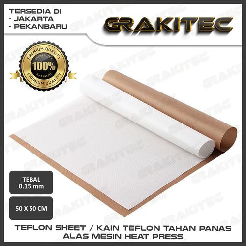 Jual Teflon Sheet / Kain Teflon Tahan Panas Serbaguna / Alas Mesin Press - 20 X 30 CM - Jakarta ...