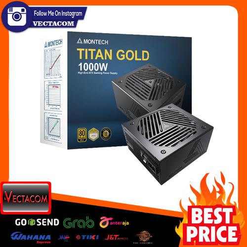 Jual PSU Montech Titan Gold 1000W 80 Plus Gold Fully - Modular PCIe 5.0 - Jakarta Pusat ...