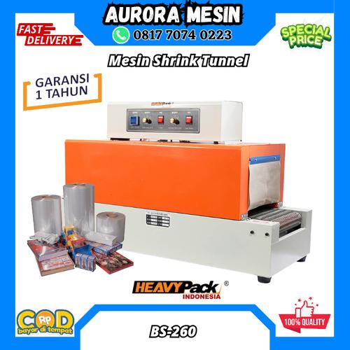 Jual MESIN SHRINK TUNNEL PENYUSUT PLASTIK MESH CONVEYOR BS-260 HEAVYPACK - Jakarta Barat ...