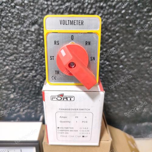 Jual selector volt fort - selector volt 220v - 380v - selector volt ...