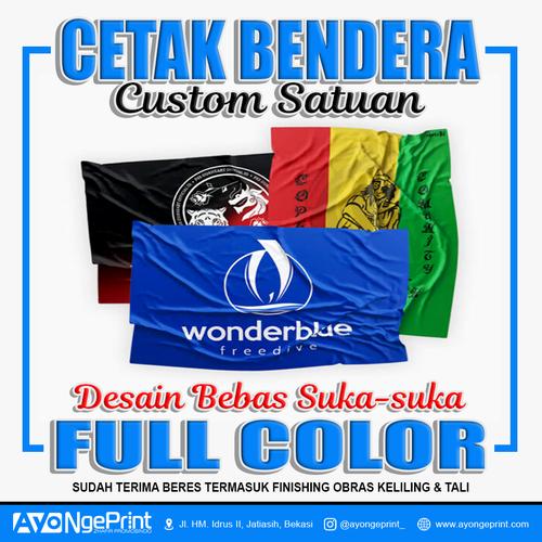 Jual Sablon Bendera Custom Satuan / Miniflag / Mini Flag / Gian Flag ...
