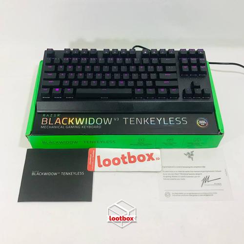 Jual Keyboard Gaming USB Mechanical Razer Blackwidow v3 TKL - SECOND ...