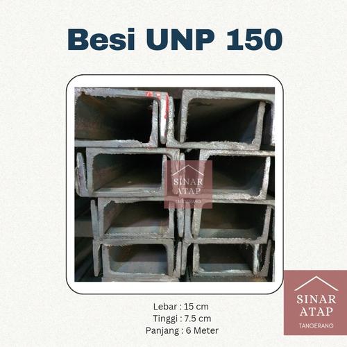 Jual BESI UNP 150 / KANAL U 150 panjang 6 Meter - Kota Tangerang ...