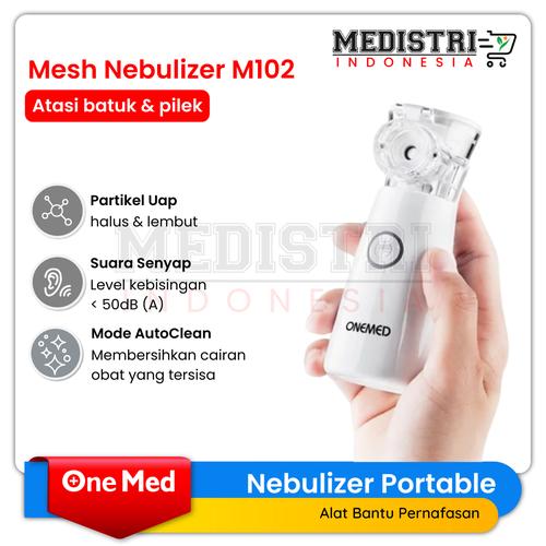 Promo Onemed Nebulizer Portable M102 Mesh Nebulizer Alat Uap Pernafasan ...
